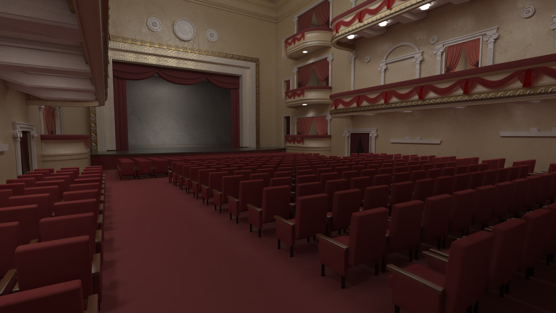 3D Drama Theater Realistic - TurboSquid 1812775
