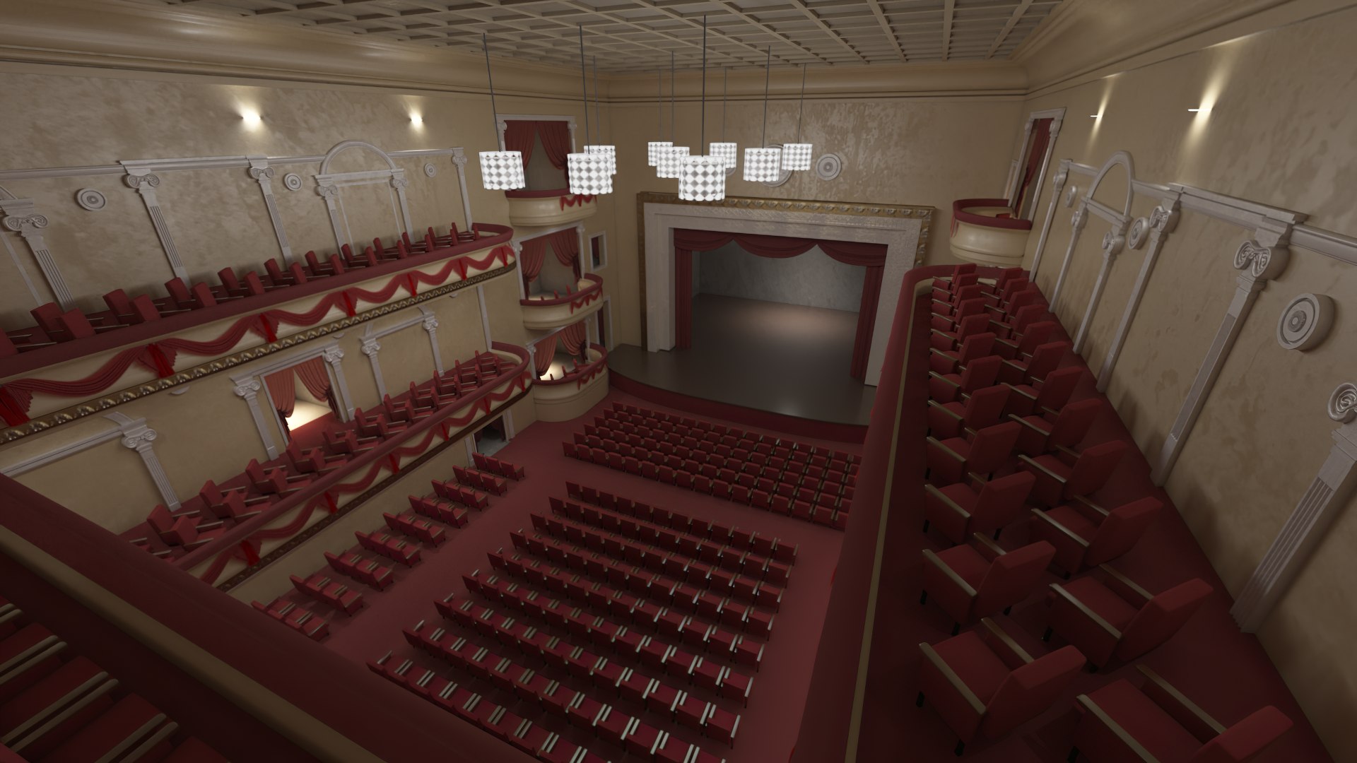 3D Drama Theater Realistic - TurboSquid 1812775