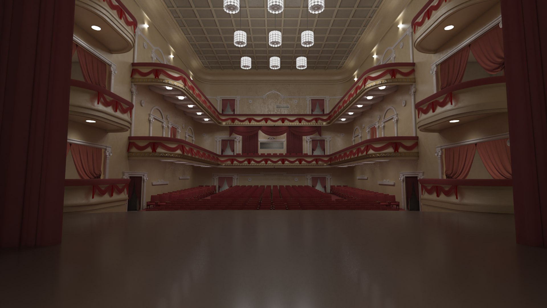 3D Drama Theater Realistic - TurboSquid 1812775