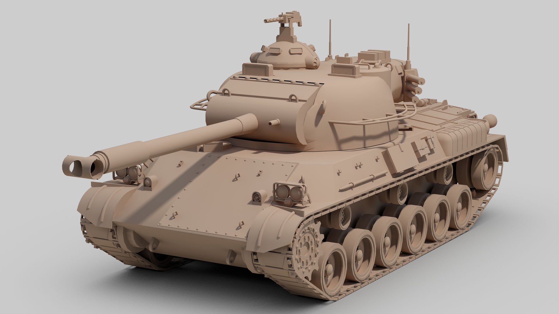 Japan Type 61 Tank Track 3d Model