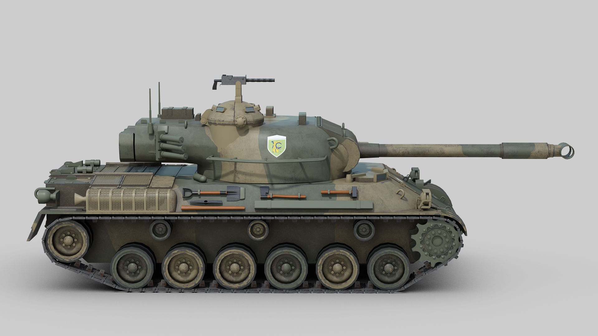 Japan Type 61 Tank Track 3d Model
