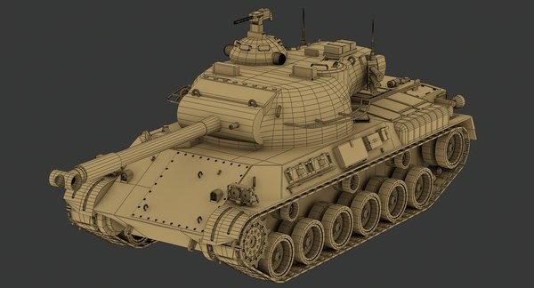japan type 61 tank track 3d model
