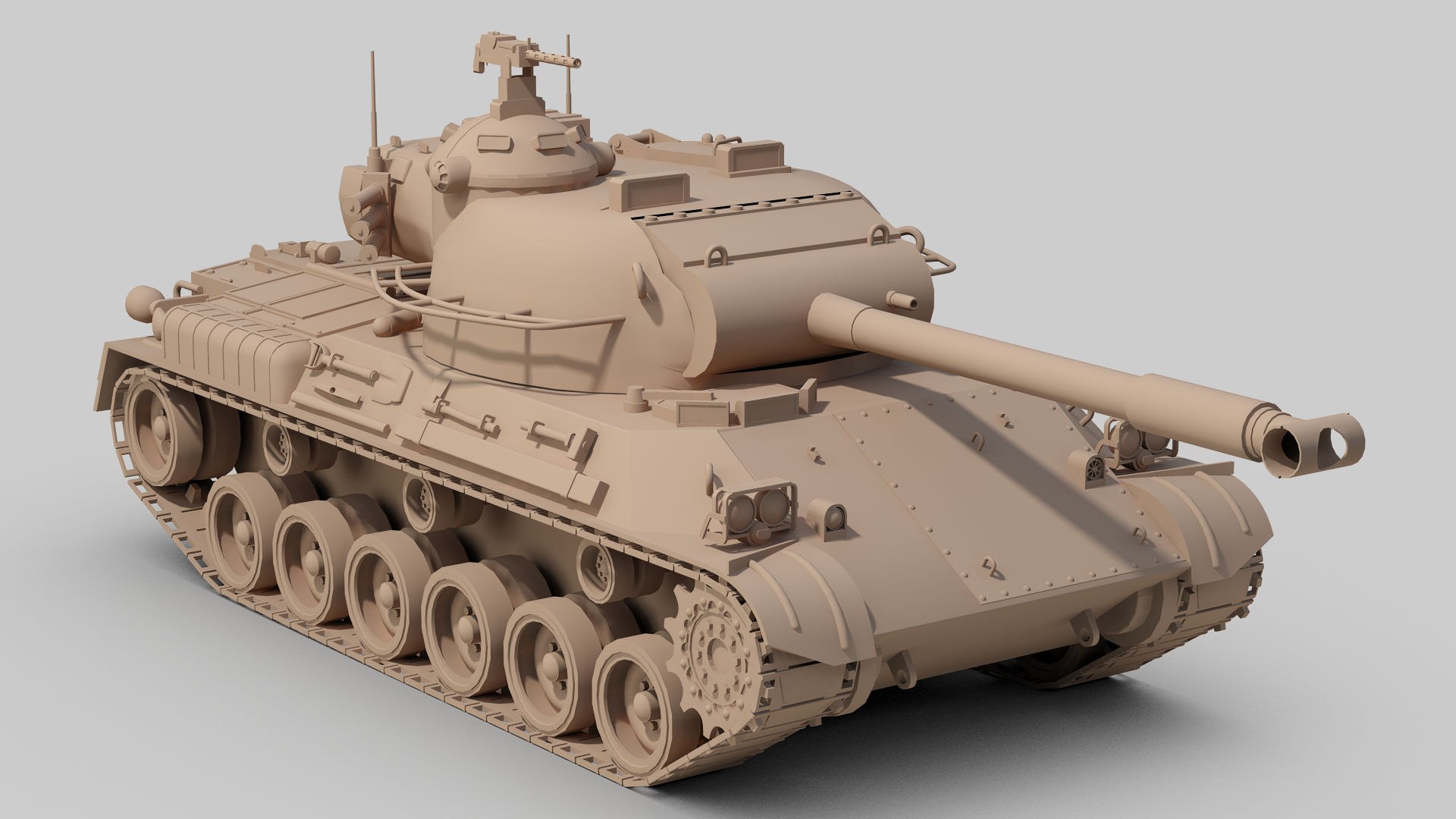 Japan Type 61 Tank Track 3d Model