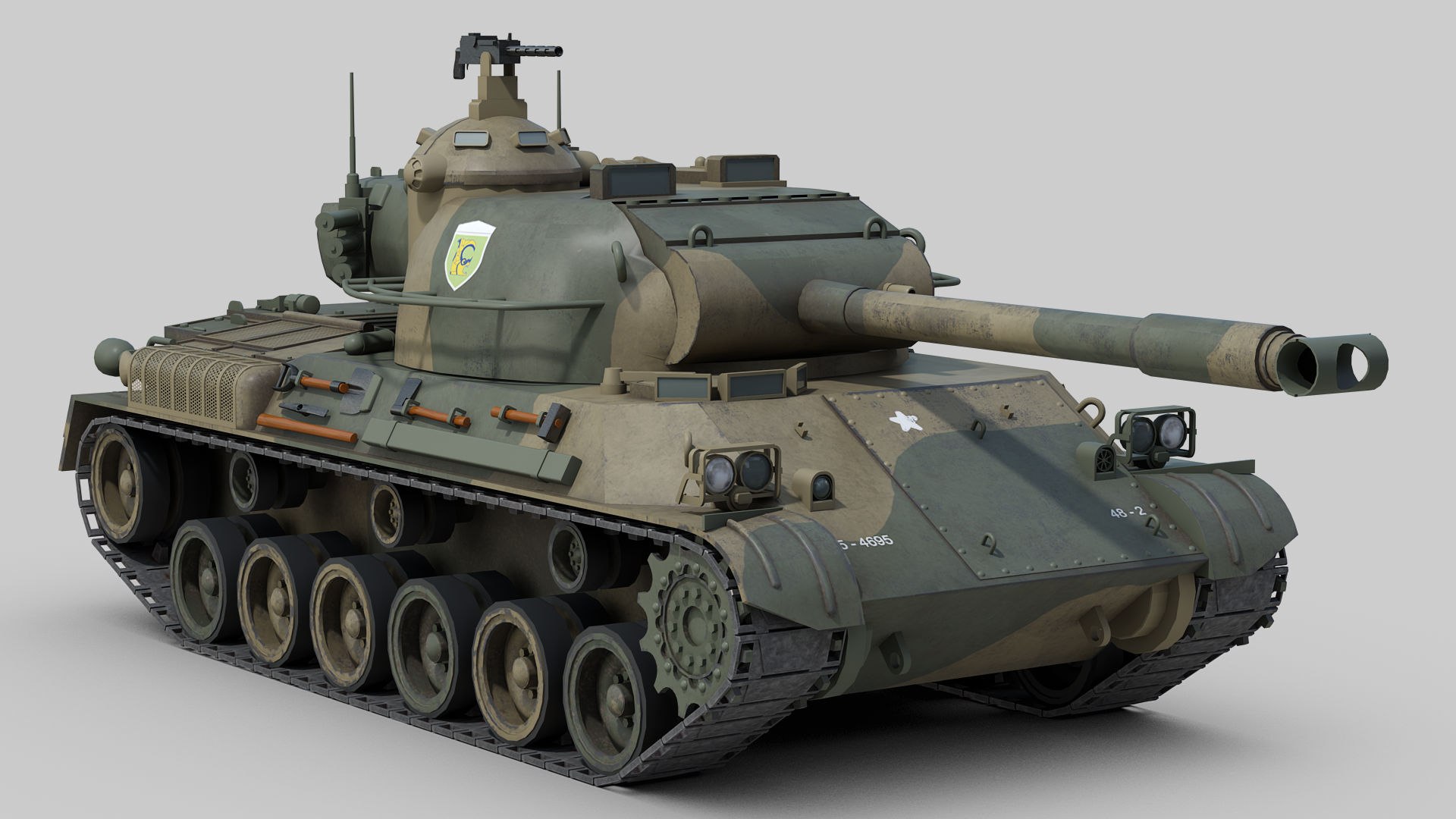 Japan Type 61 Tank Track 3d Model