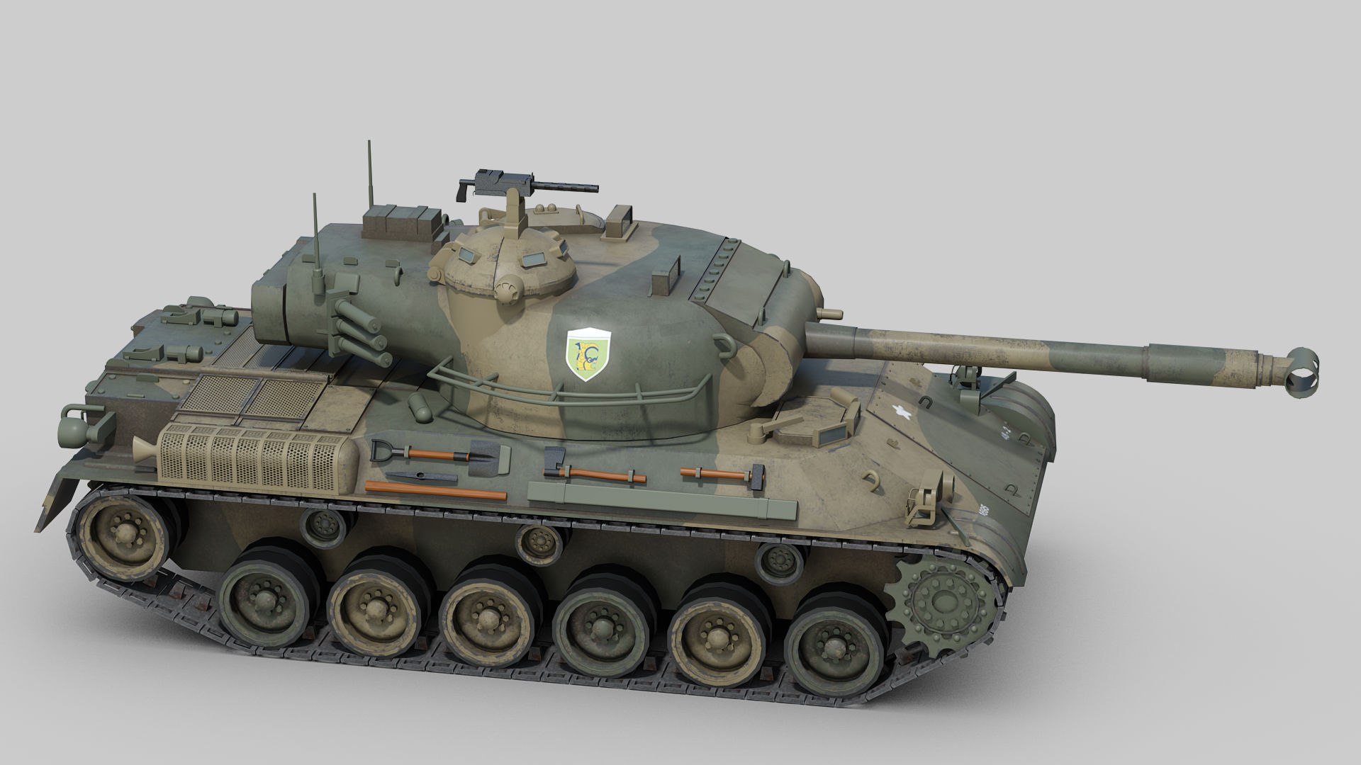 Japan Type 61 Tank Track 3d Model