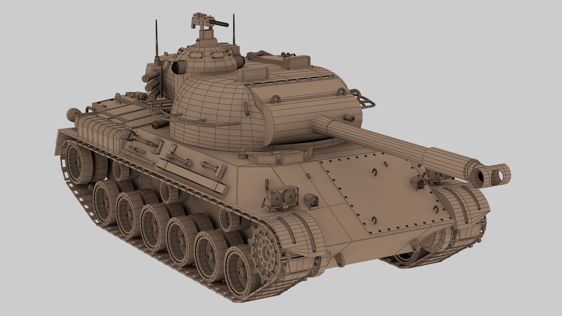 Japan Type 61 Tank Track 3d Model