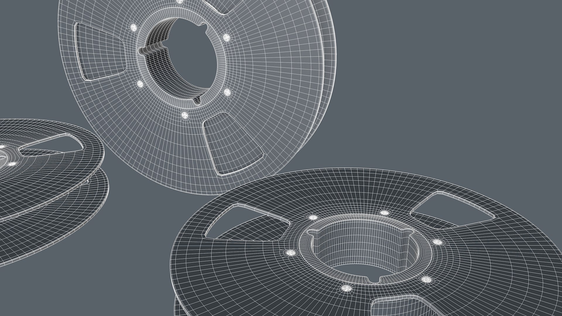 3D Magnetic Tape Reel Model - TurboSquid 1420596