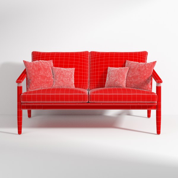 3D David lounge sofa 2S model - TurboSquid 2046316