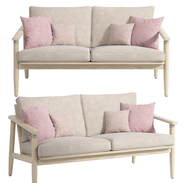 3D David lounge sofa 2S model - TurboSquid 2046316