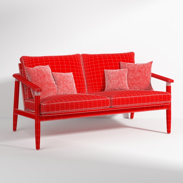 3D David lounge sofa 2S model - TurboSquid 2046316