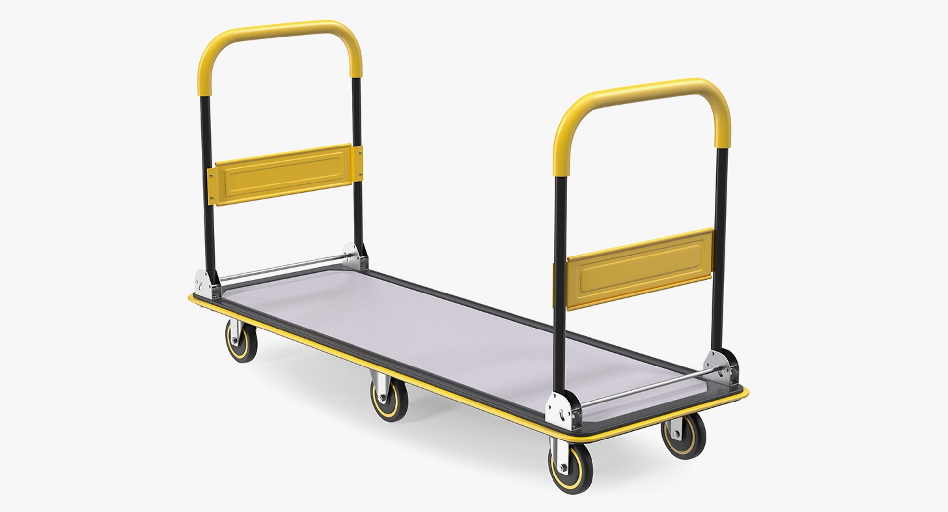 3D Platform Hand Truck Trolley Model - TurboSquid 1415748