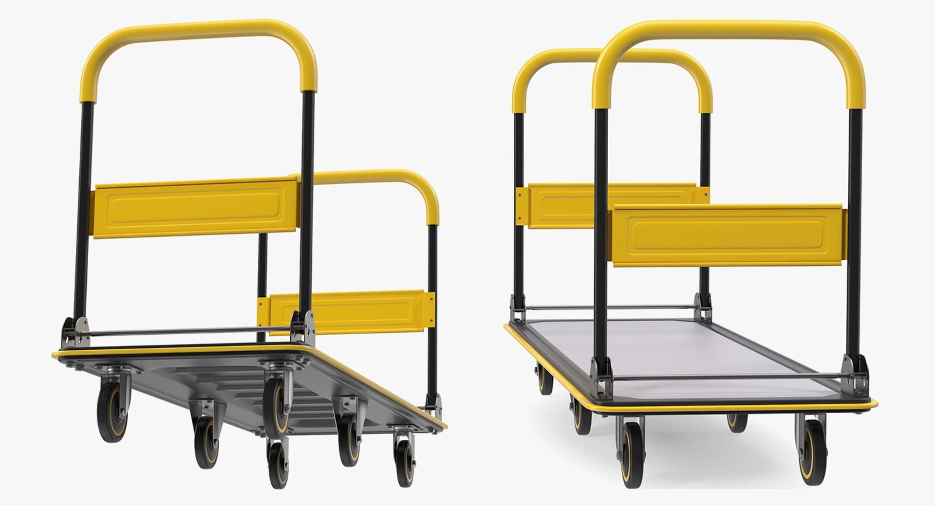 3D Platform Hand Truck Trolley Model - TurboSquid 1415748