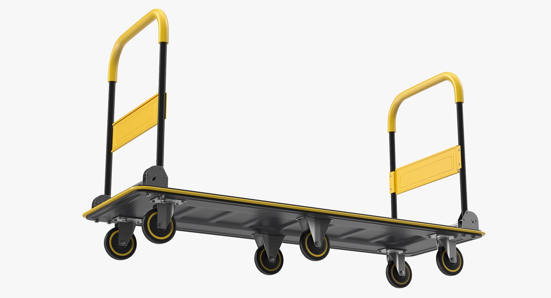 3D Platform Hand Truck Trolley Model - TurboSquid 1415748