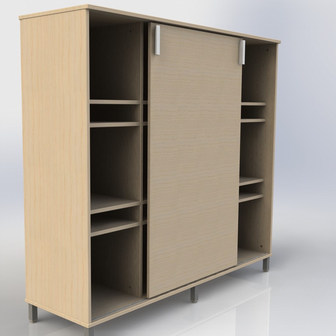 3d Office Cabinet Model