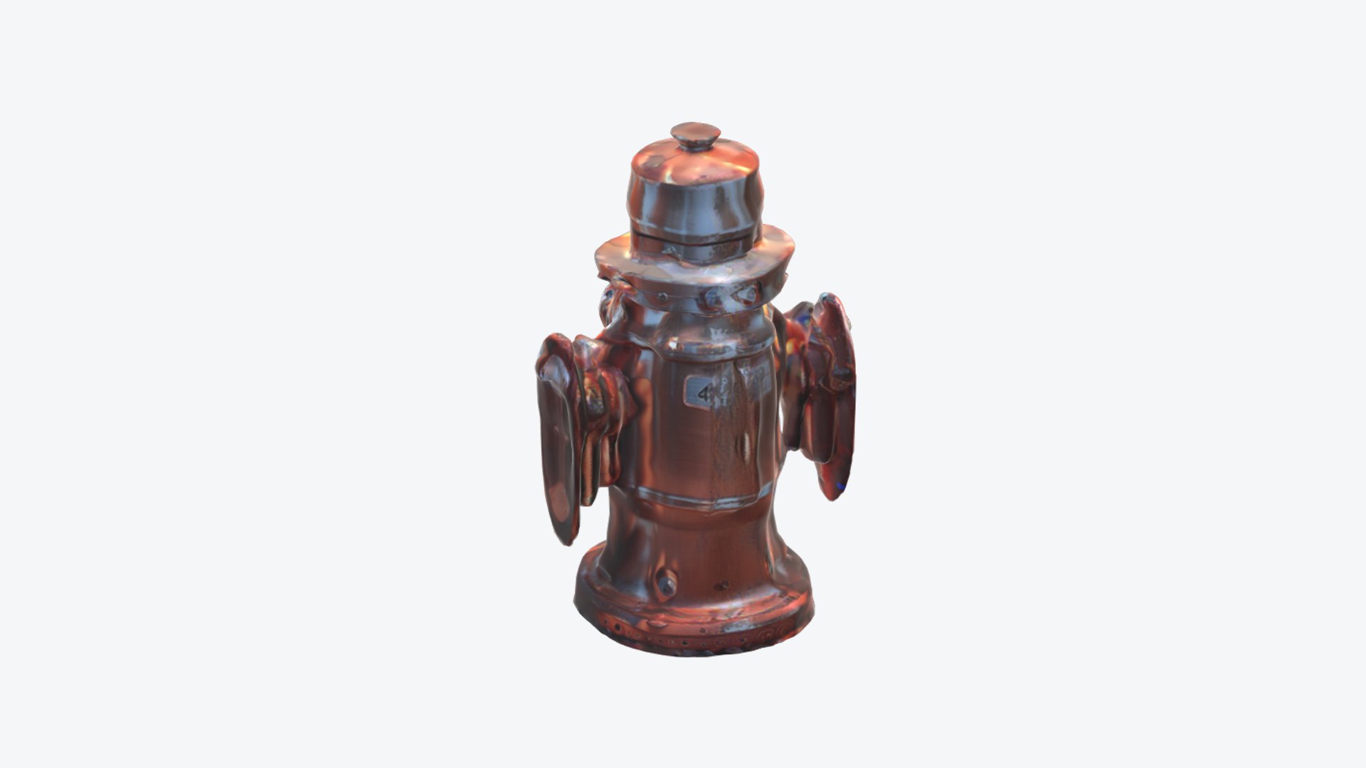 3D Model Fire Hydrant Fireplug - TurboSquid 2139301