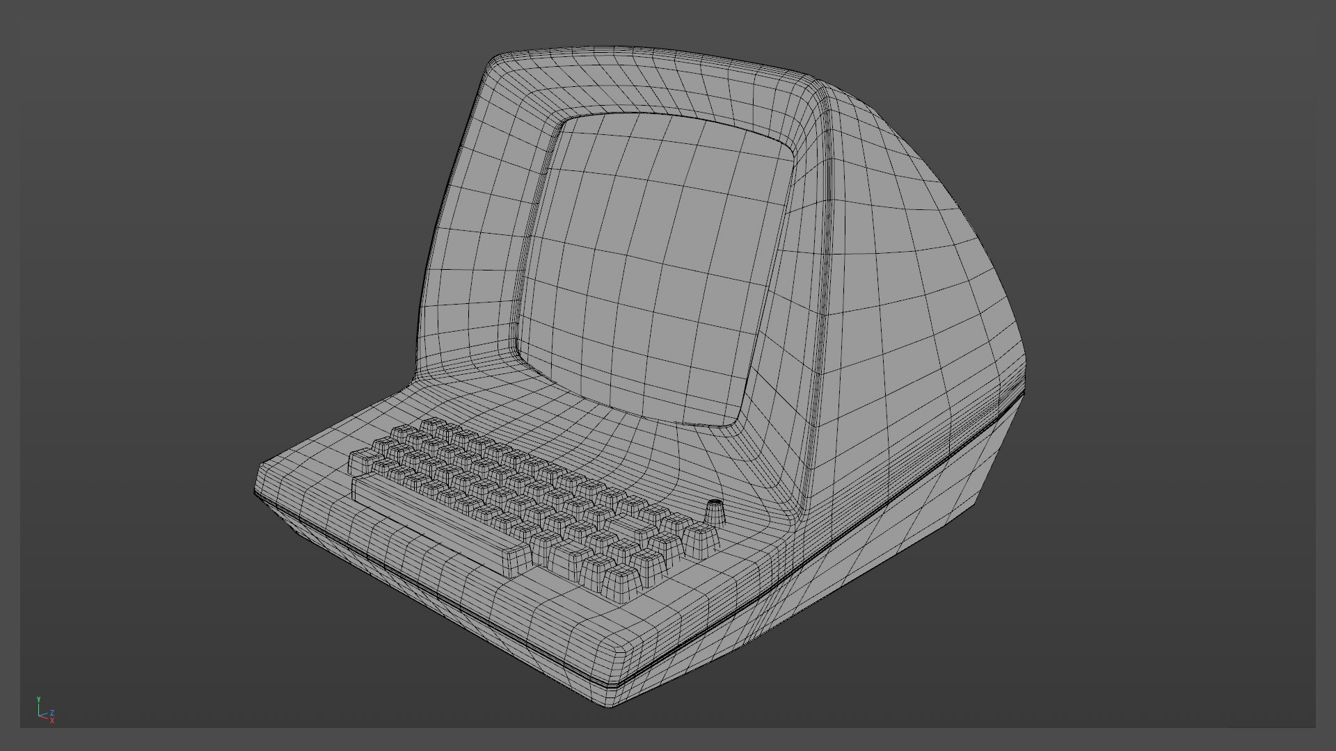 Retro Computer Adm-3a 3D Model - TurboSquid 1664365