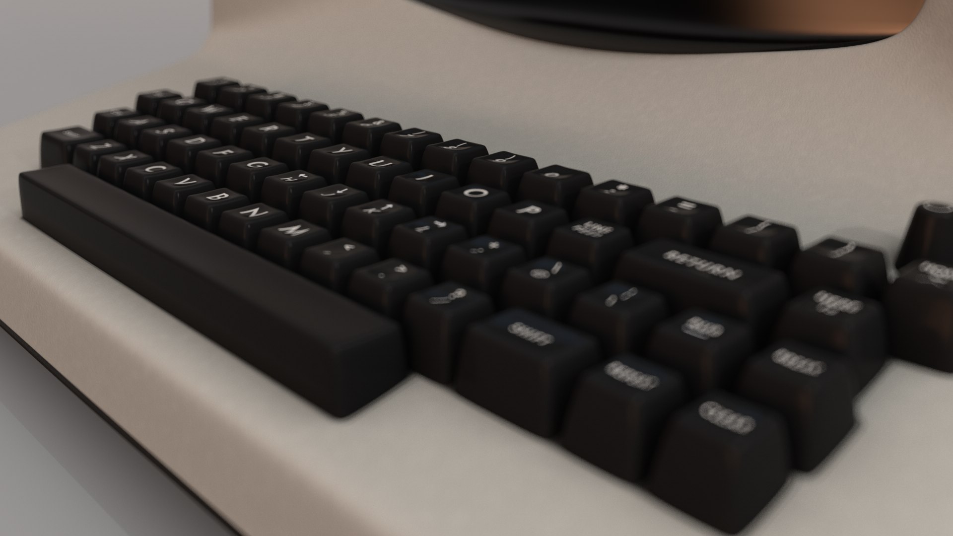 Retro Computer Adm-3a 3D Model - TurboSquid 1664365