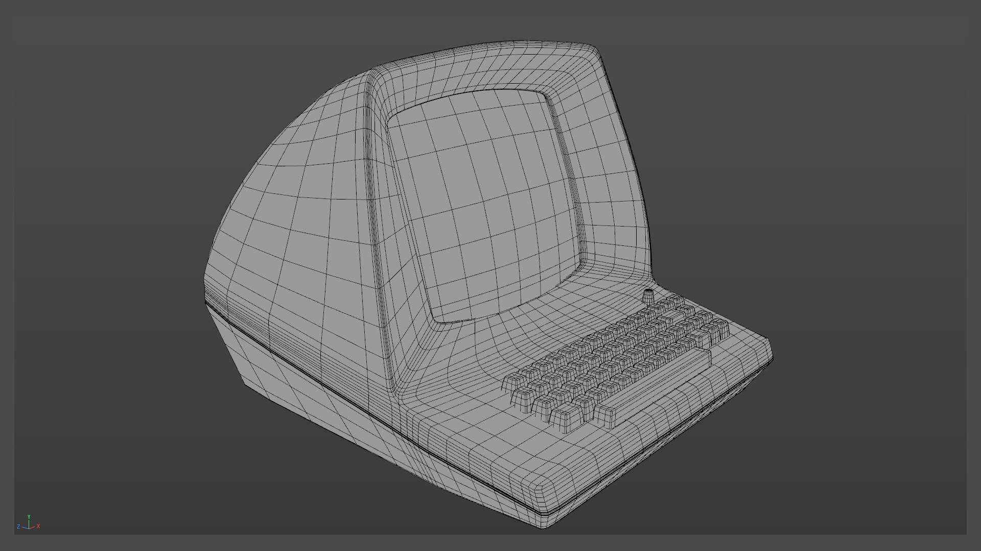 Retro Computer Adm-3a 3D Model - TurboSquid 1664365