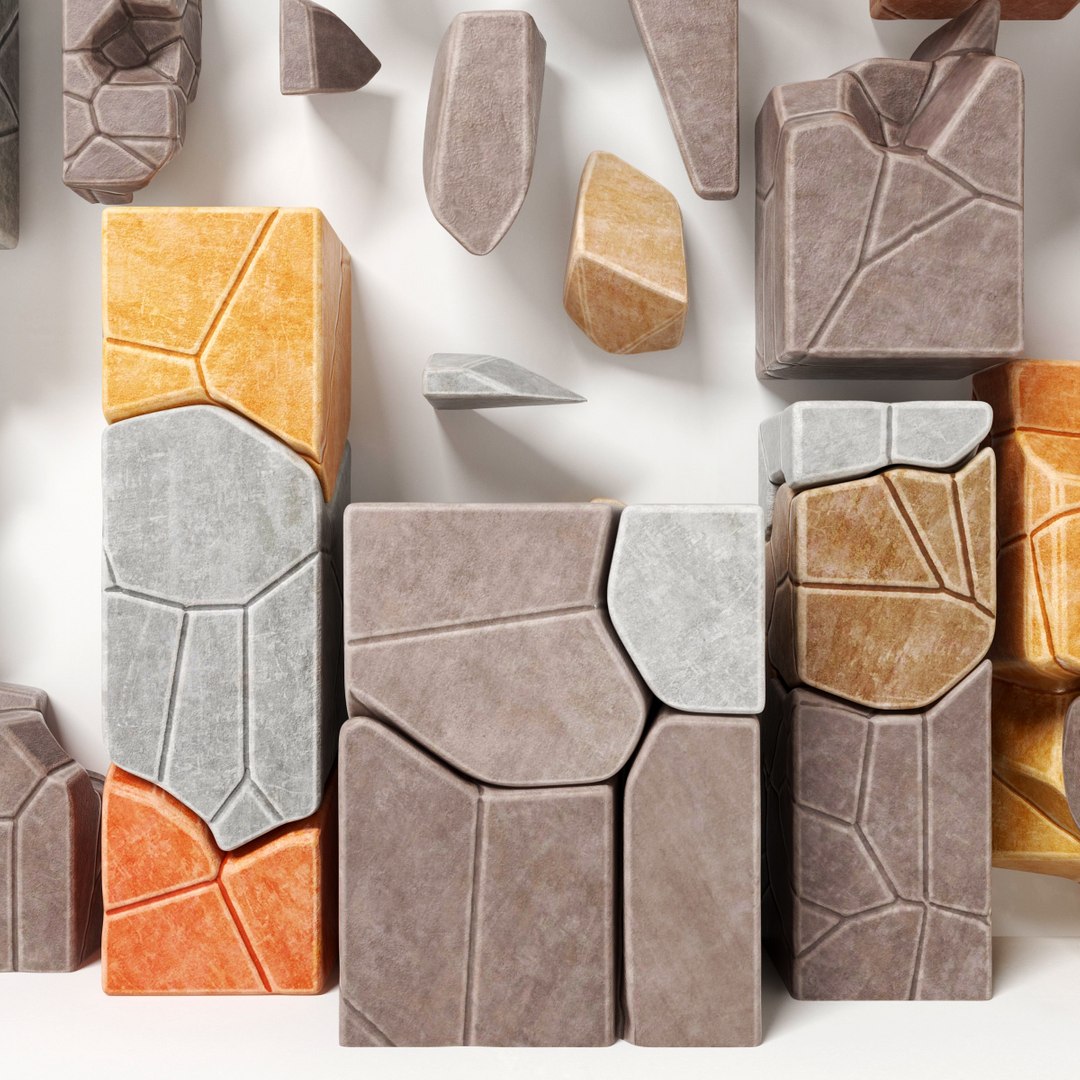 3D Stone Decor - TurboSquid 1509014