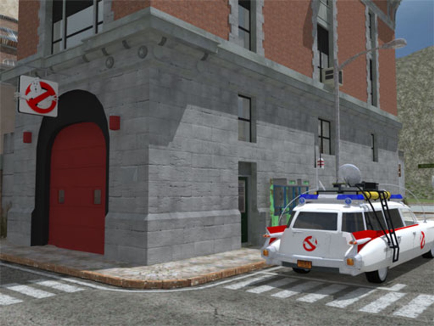 3d Ghostbusters Hq