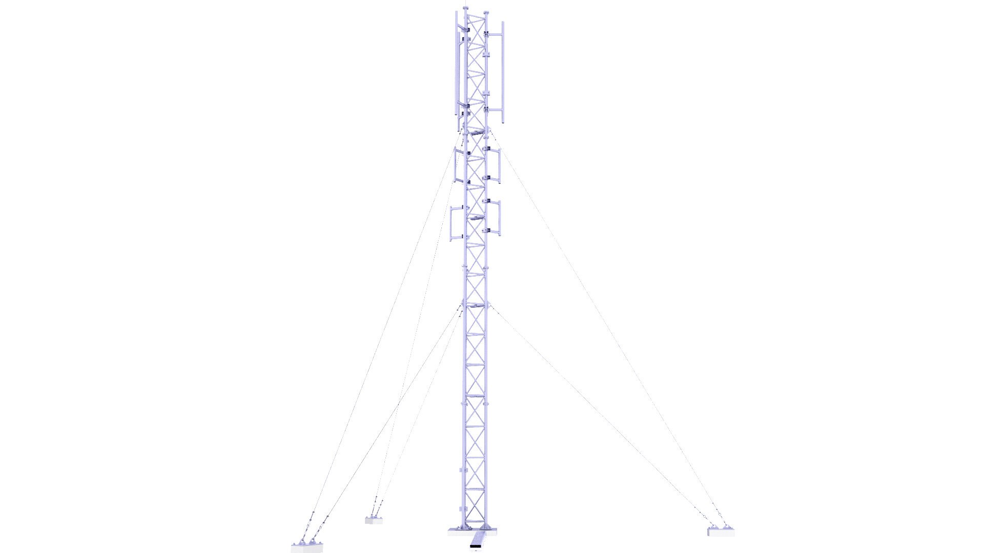 Lattice Phone Mast 35 3D Model - TurboSquid 1854735