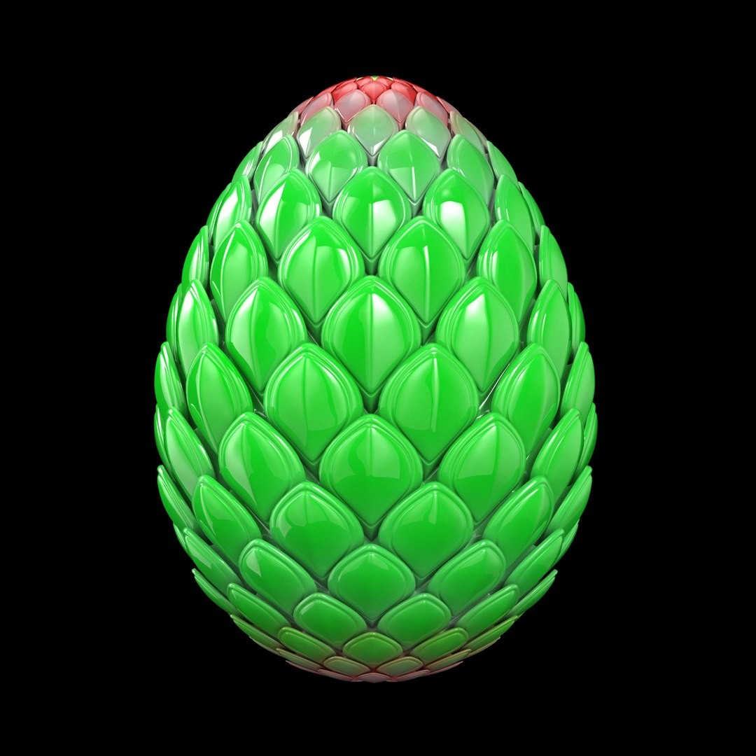 3d Model Robot Dragon Egg