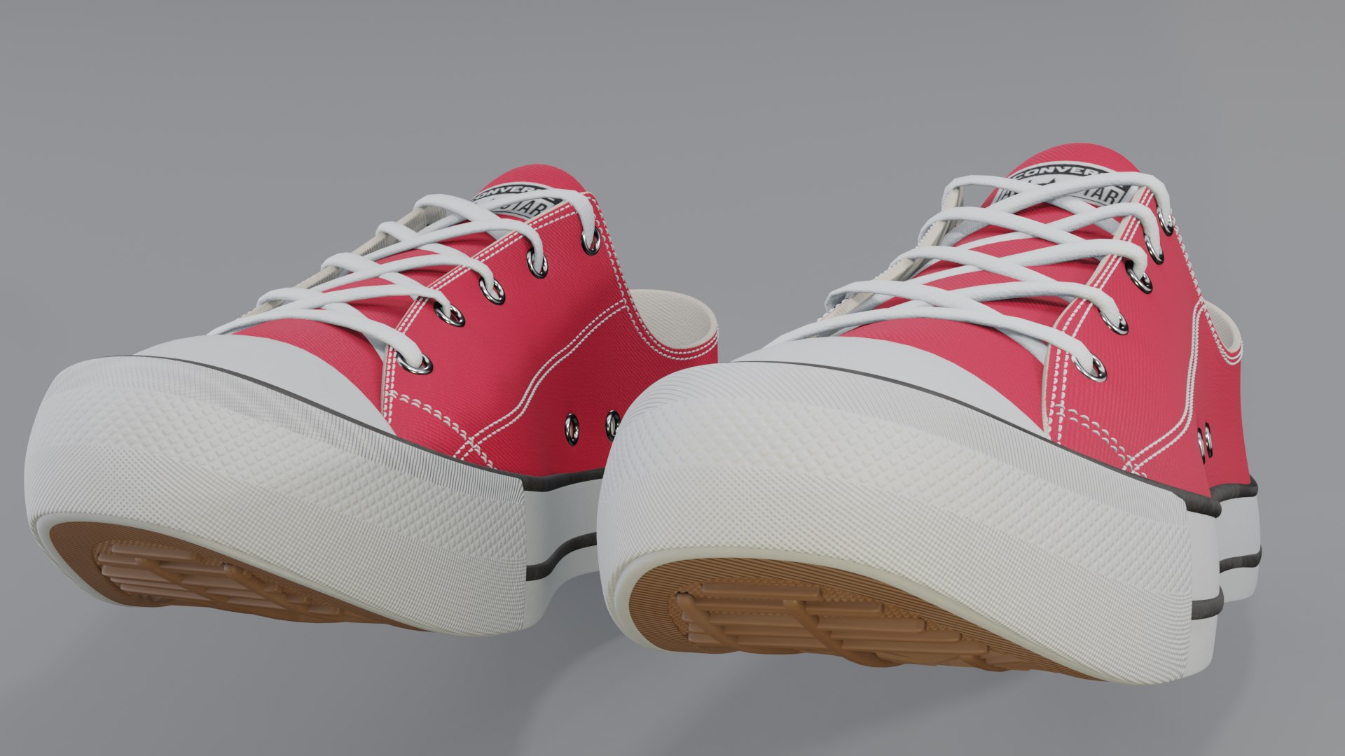 Conver All Stars Low Red 3D Model - TurboSquid 2177981