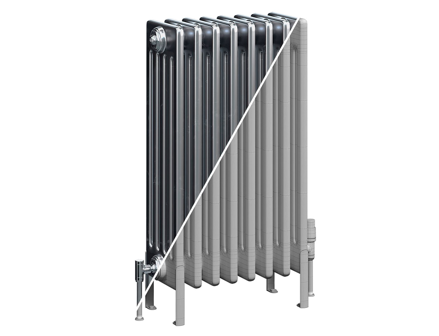 3D 5S Radiator Zehnder Charleston - TurboSquid 1907388