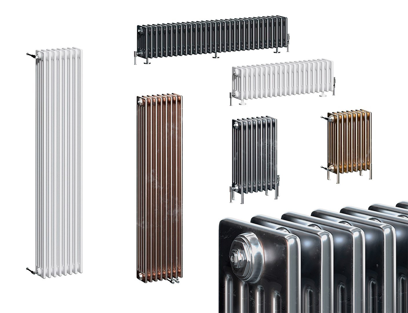 3D 5S Radiator Zehnder Charleston - TurboSquid 1907388