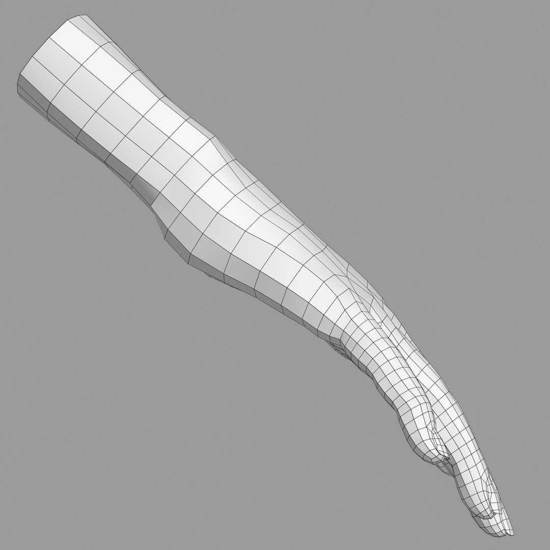 3d Model Female Hand