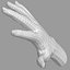 3d model female hand