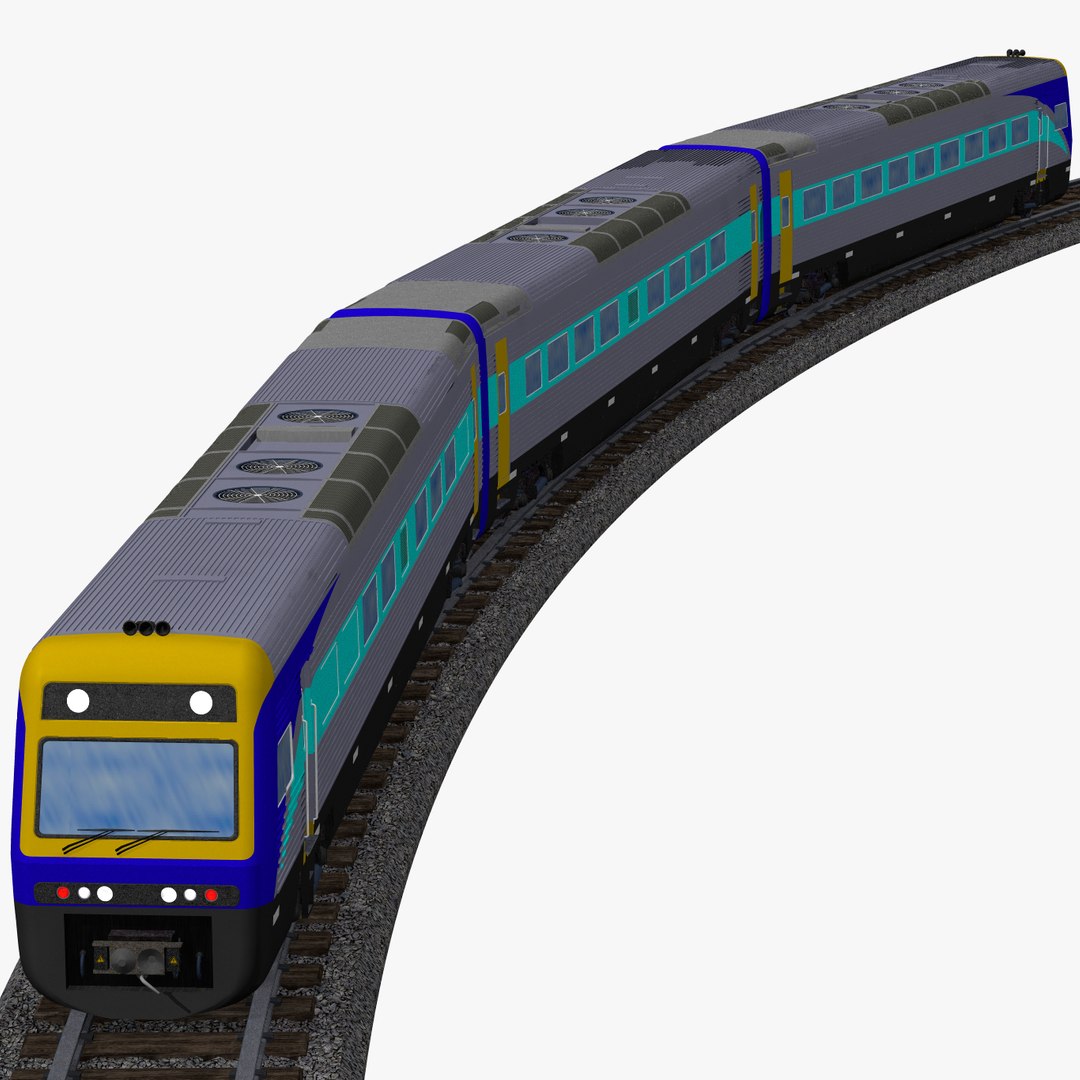 3D new south wales xplorer passenger train model - TurboSquid 2063228