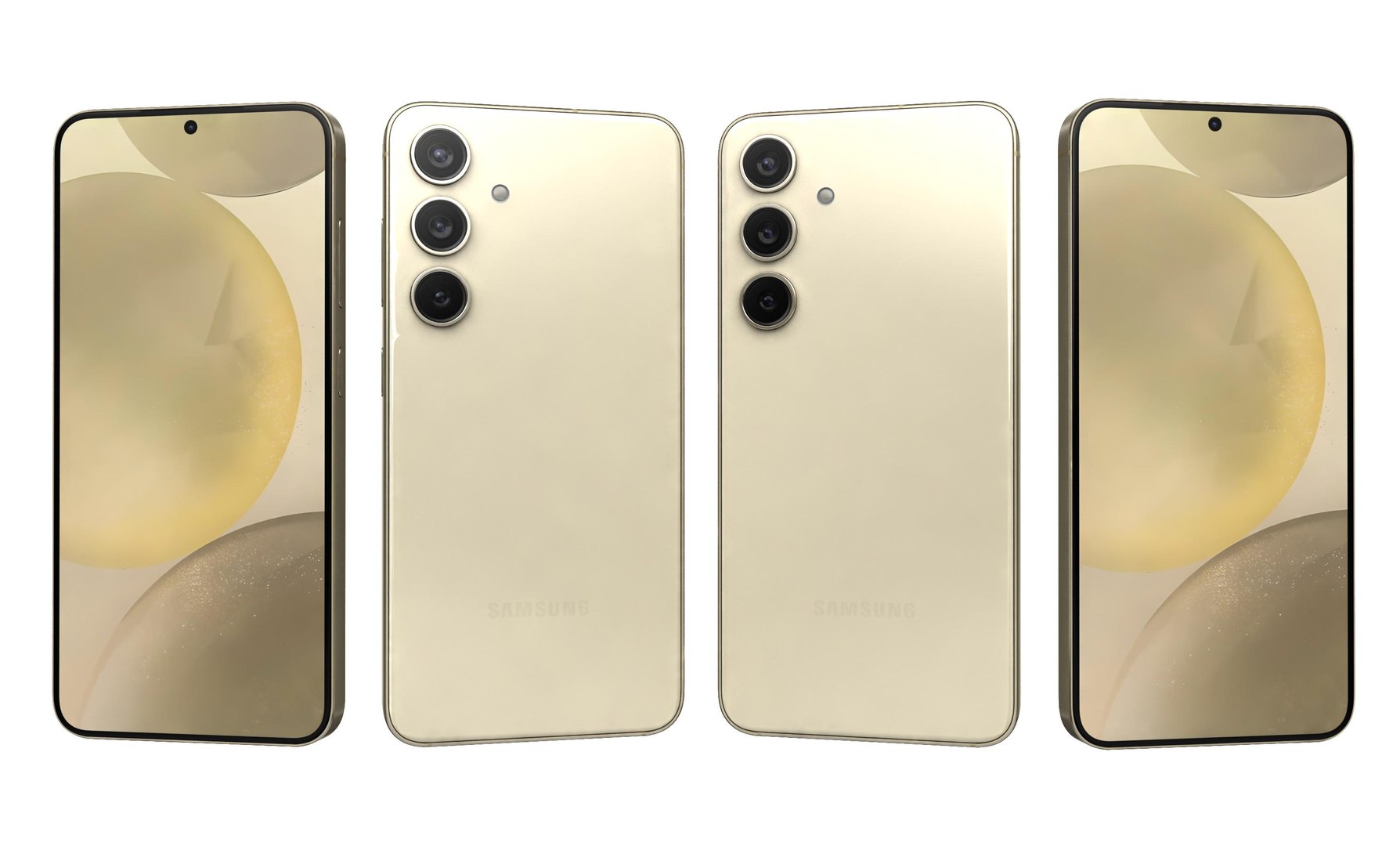 3D Samsung Galaxy S24 Gold Model - TurboSquid 2183685