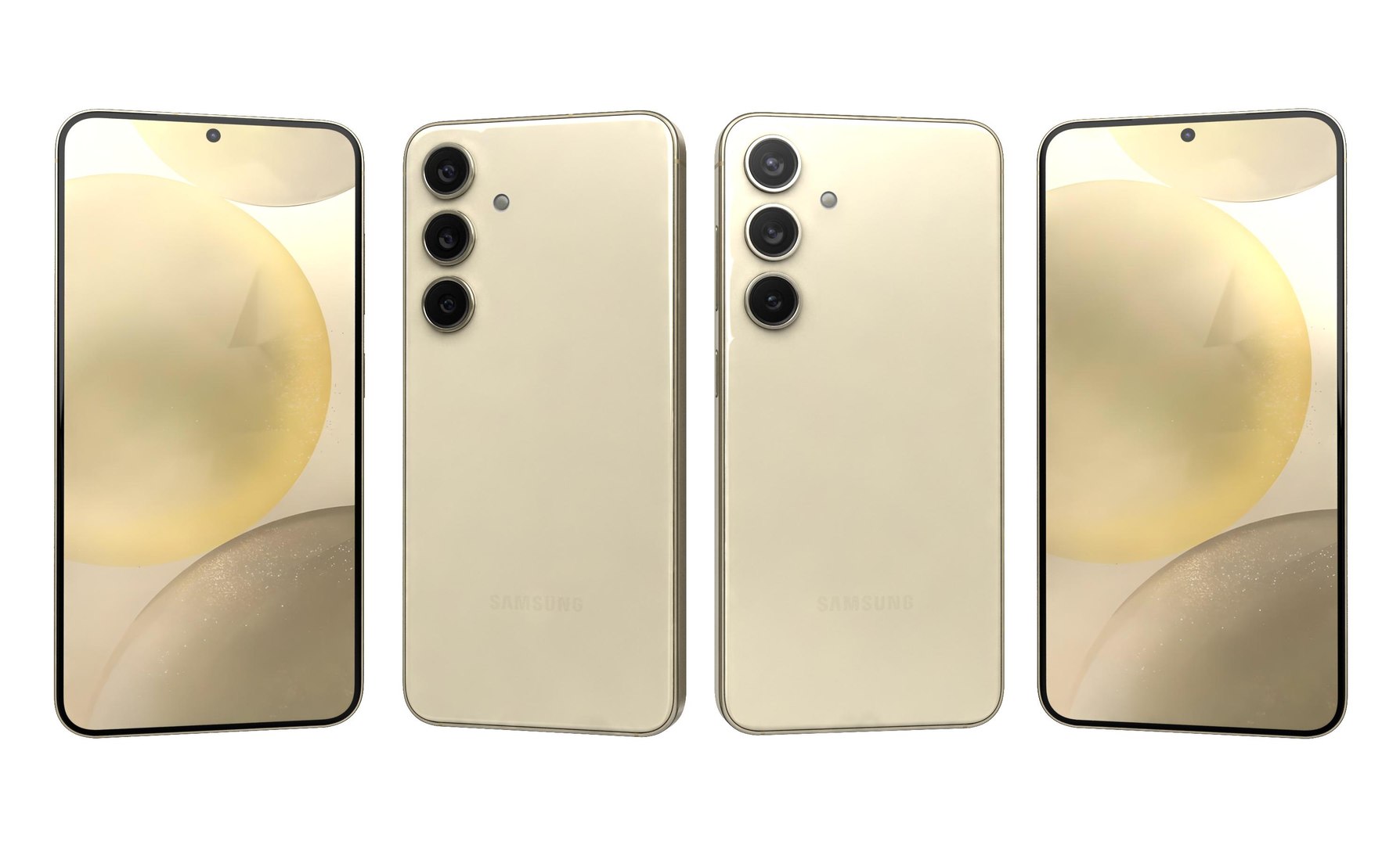 3D Samsung Galaxy S24 Gold Model - TurboSquid 2183685