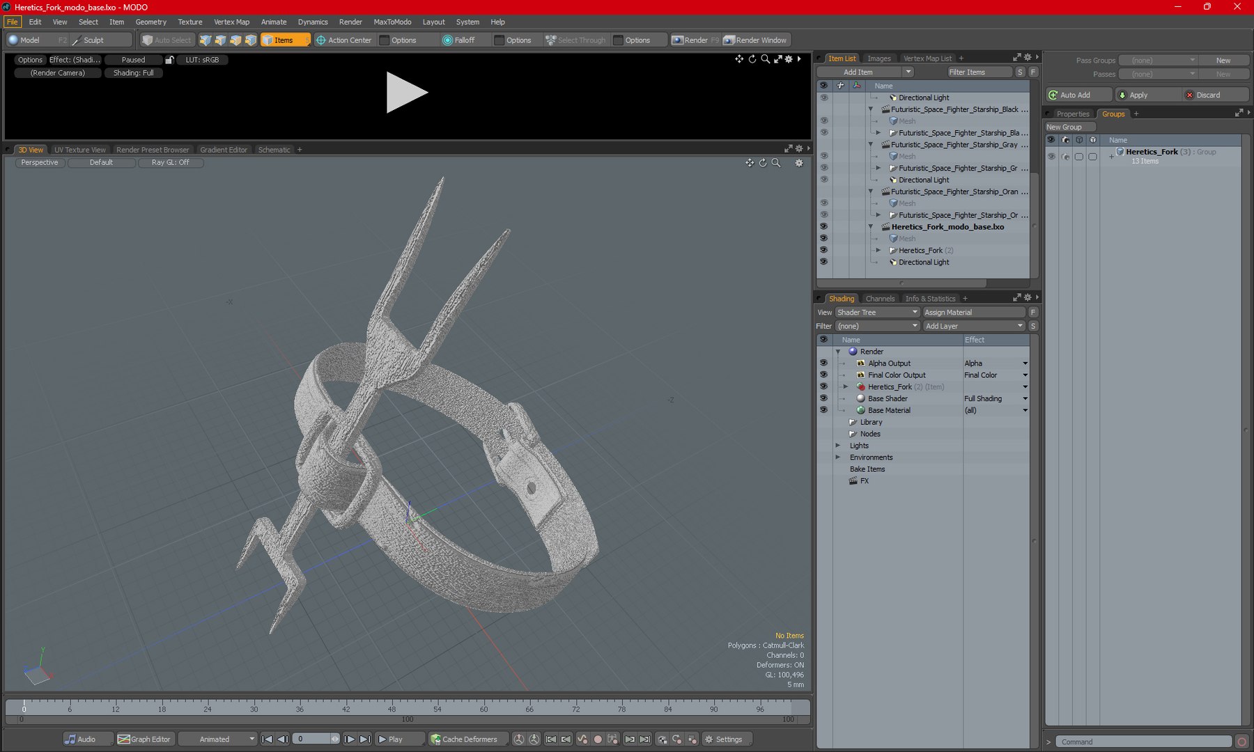 Heretics Fork 3D Model - TurboSquid 2245149