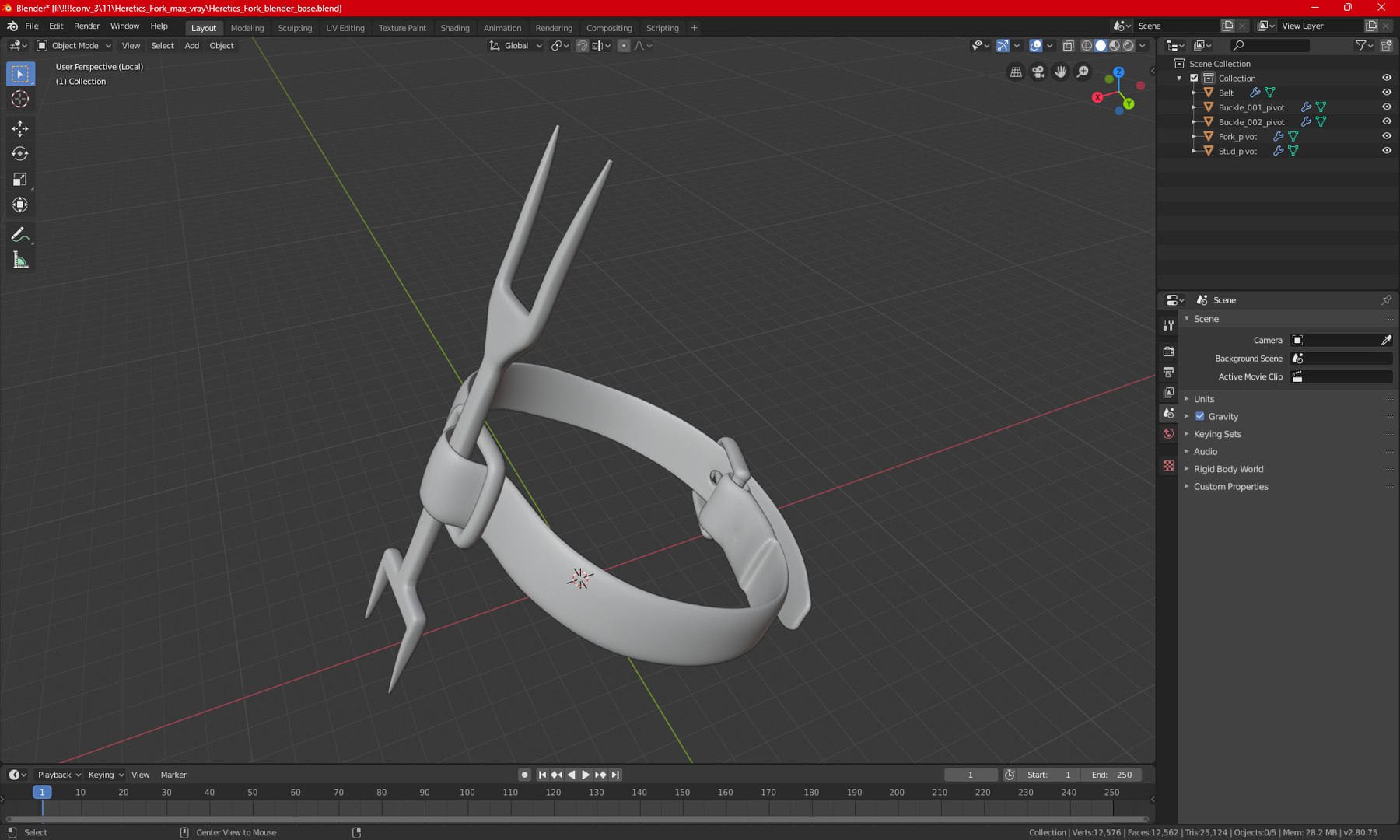 Heretics Fork 3D Model - TurboSquid 2245149