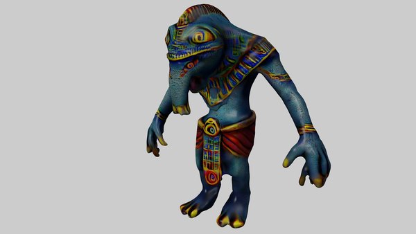 3D модель Египетский монстр 1 - TurboSquid 2169566