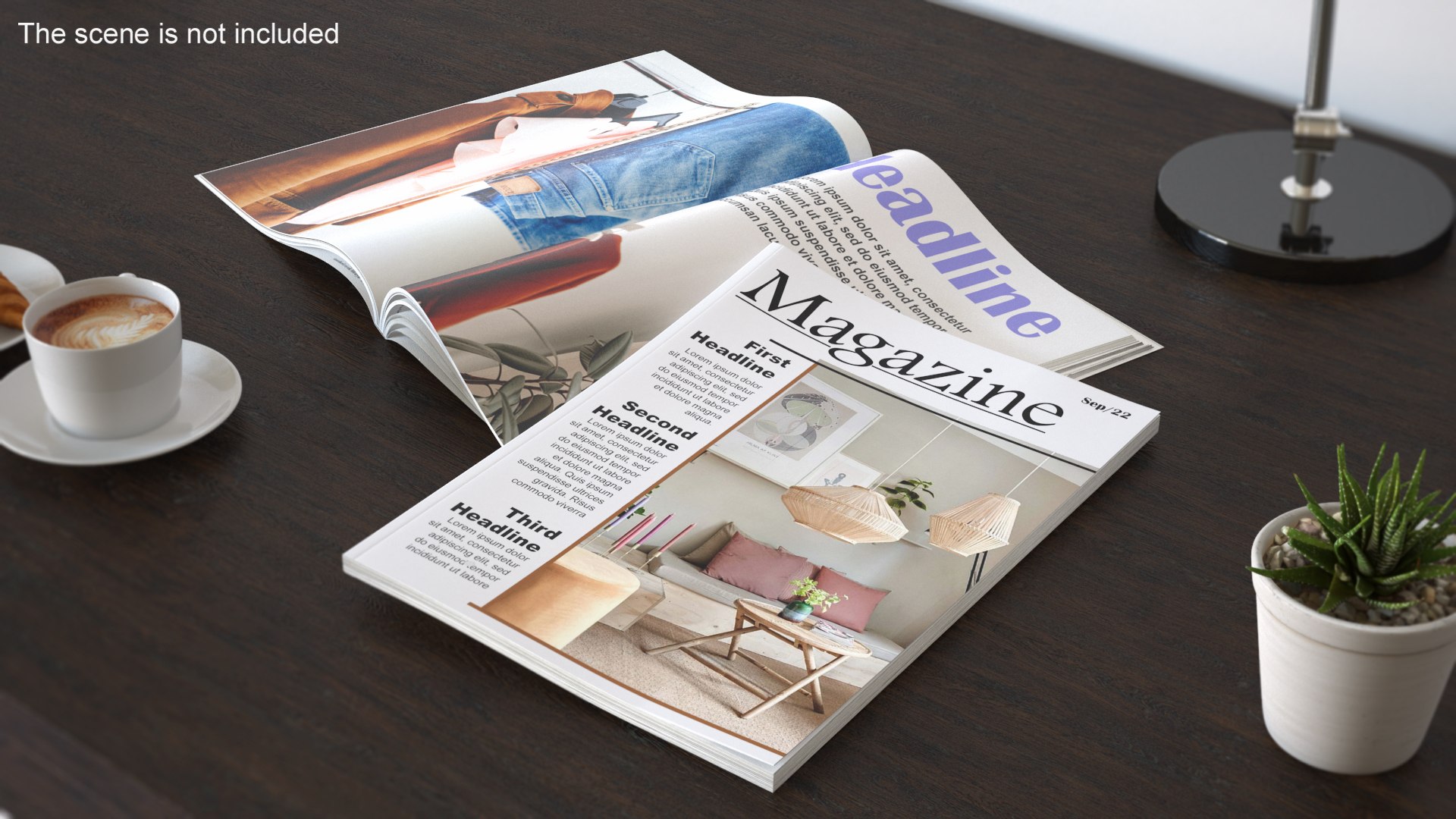 3D Magazines Mockup - TurboSquid 2047682