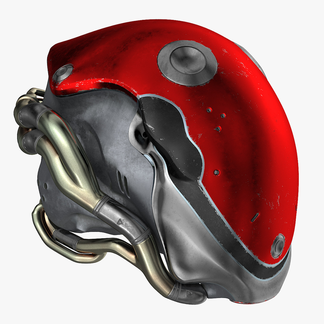3D helmet vr metal 12 model - TurboSquid 1396710