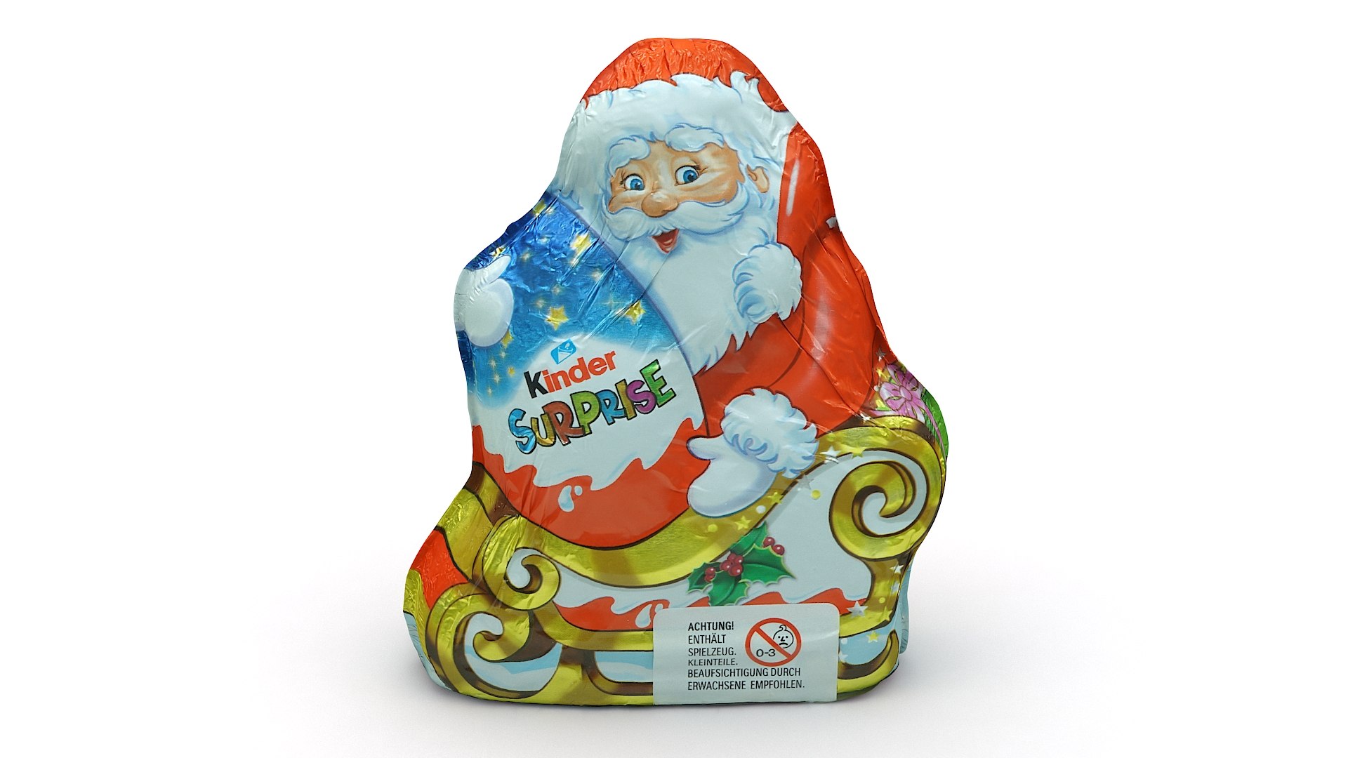 3D Christmas Chocolate Santa Claus - TurboSquid 1479950
