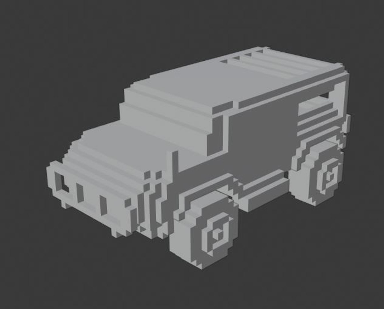 3D Cars Voxel Model - TurboSquid 1643157