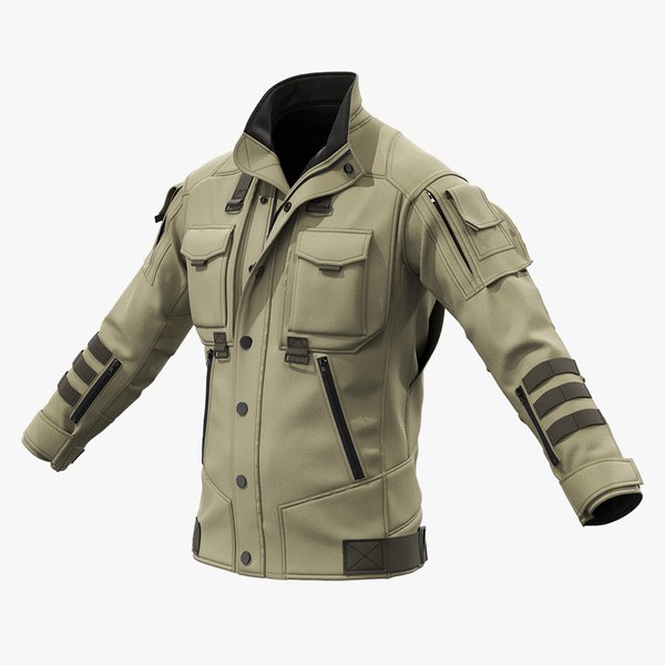 modelo 3d Tactical jacket 3 - TurboSquid 2042758