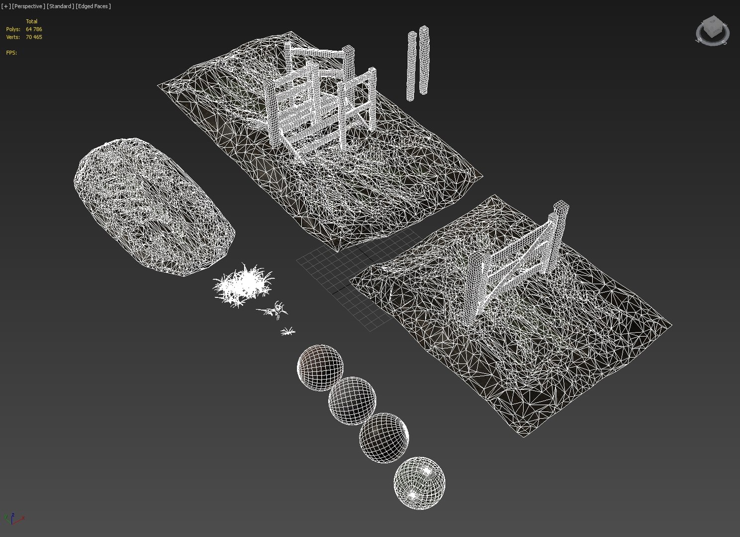 Paddock Gates Pack 3D Model - TurboSquid 1249940