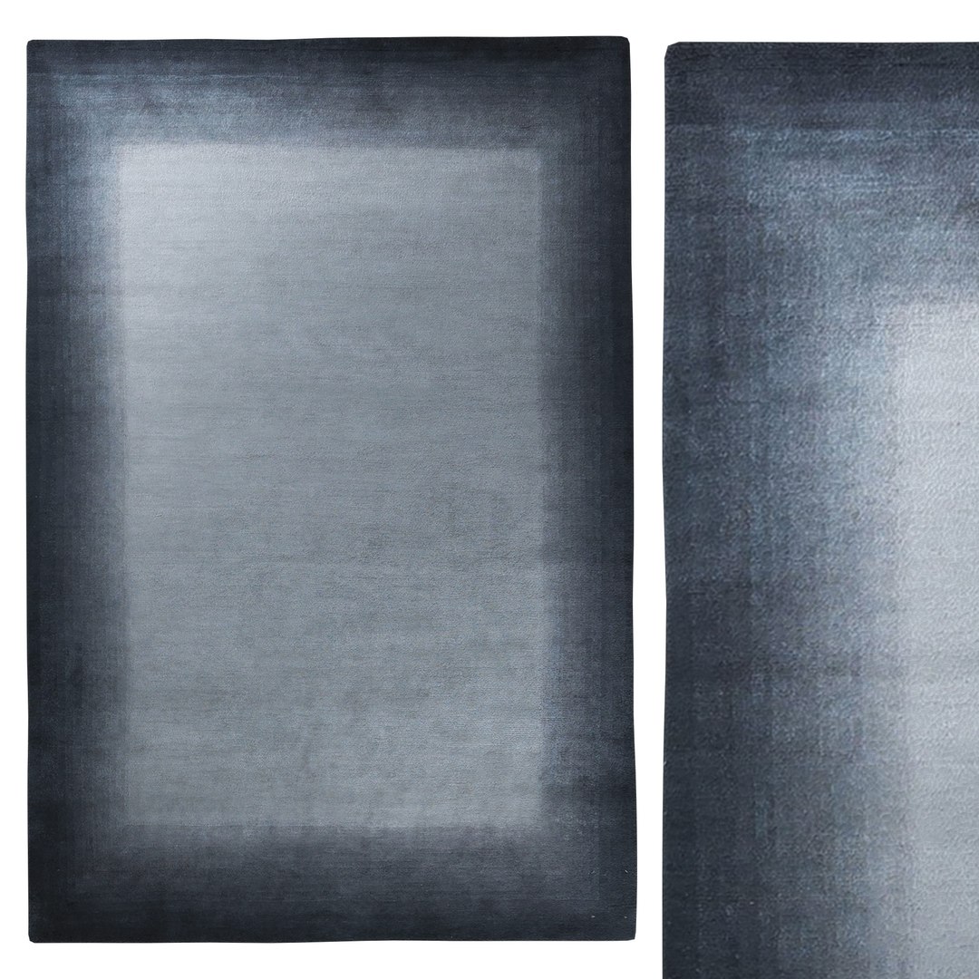 3D Bamboo Wool Border Charcoal Model - TurboSquid 2200610