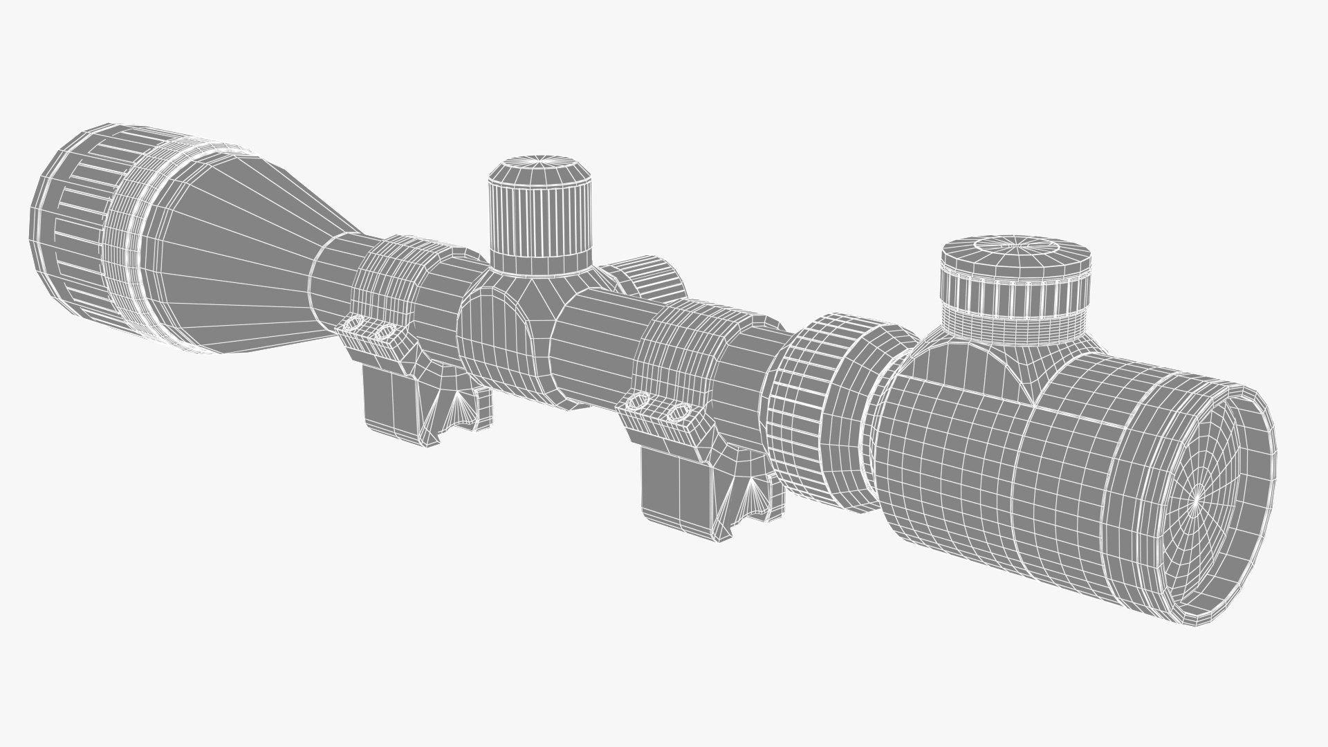 Scope Sight Weapon Model - TurboSquid 1499136