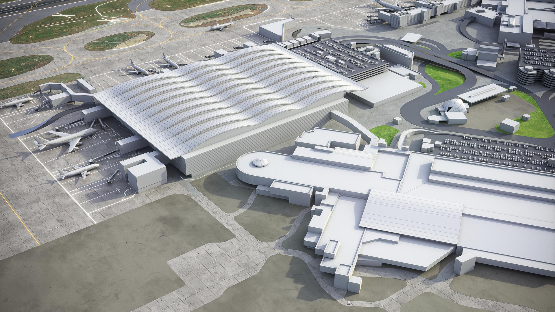 London heathrow lhr 3D model - TurboSquid 1543630