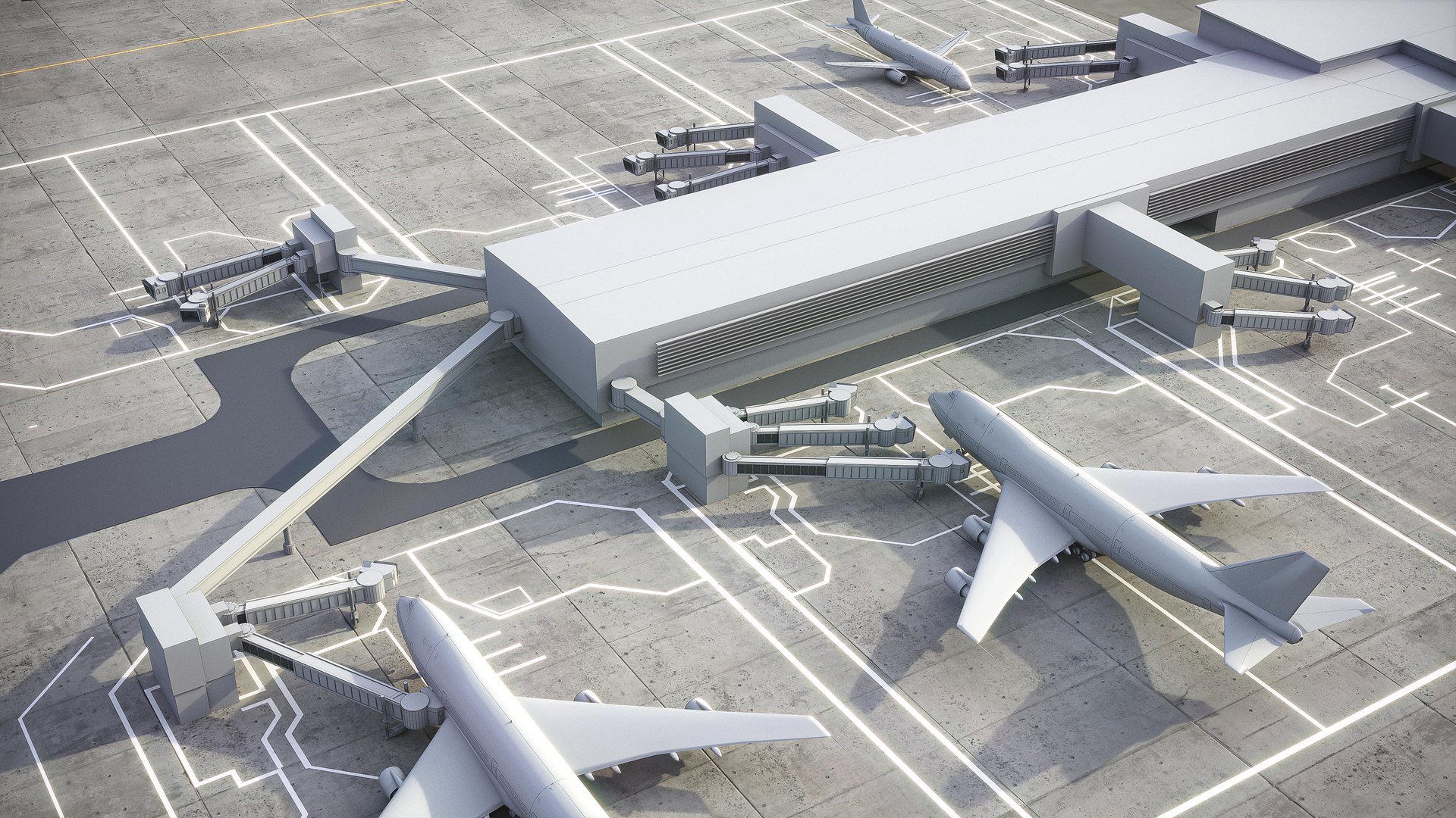 London heathrow lhr 3D model - TurboSquid 1543630