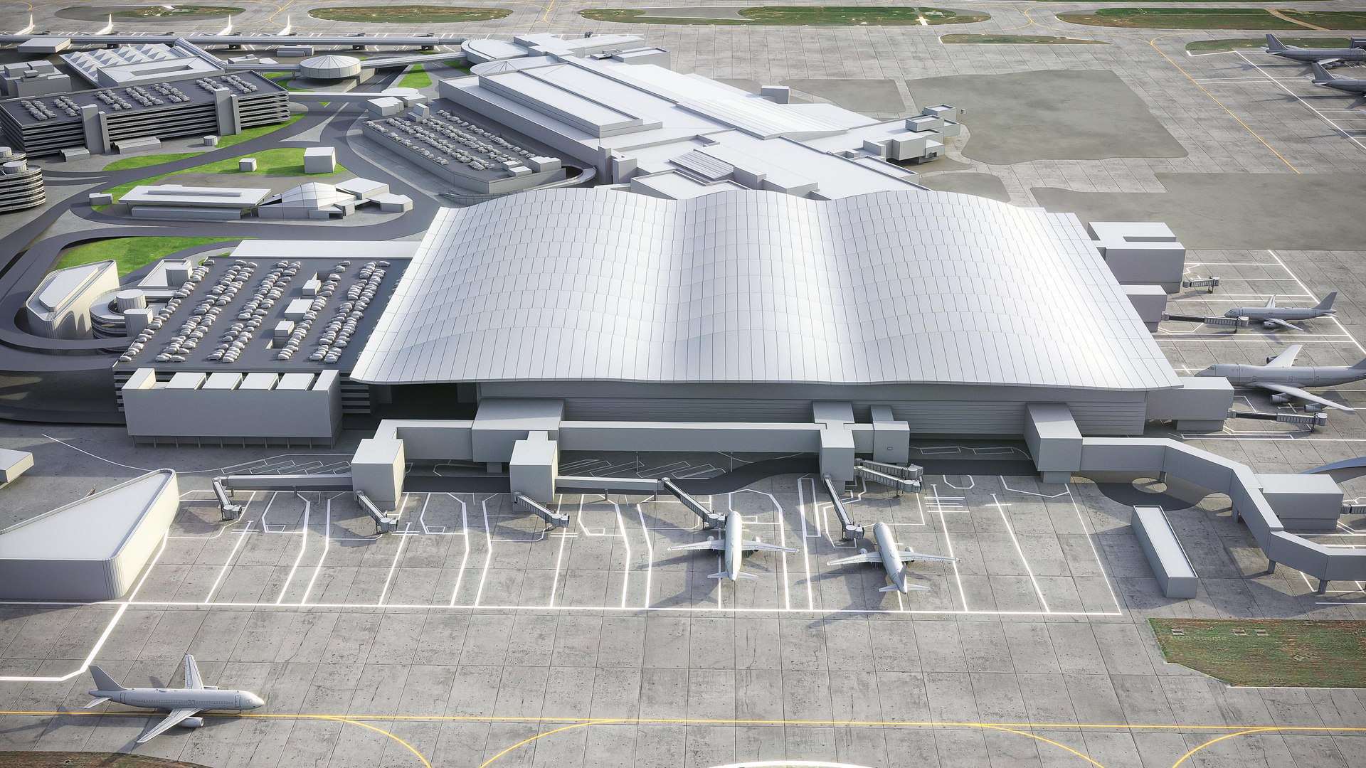 London heathrow lhr 3D model - TurboSquid 1543630