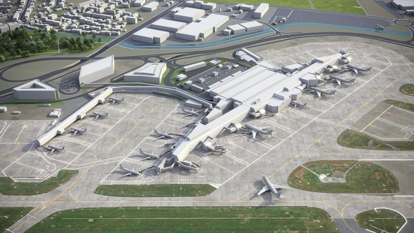 London heathrow lhr 3D model - TurboSquid 1543630