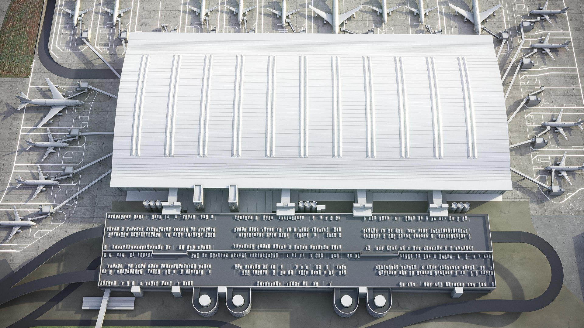 London heathrow lhr 3D model - TurboSquid 1543630